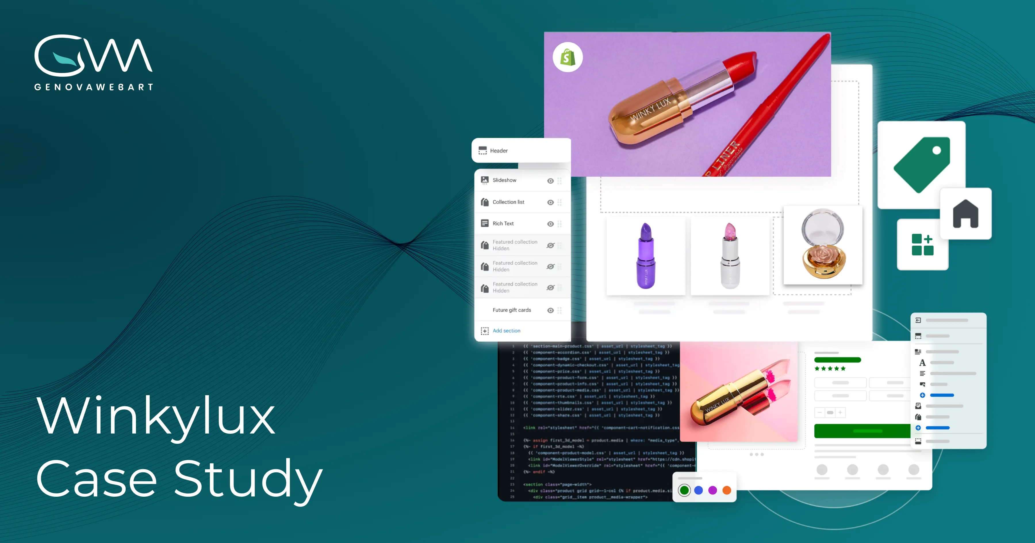 Winky Lux | Case Study | Shopify Scripts and custom code| GenovaWebArt